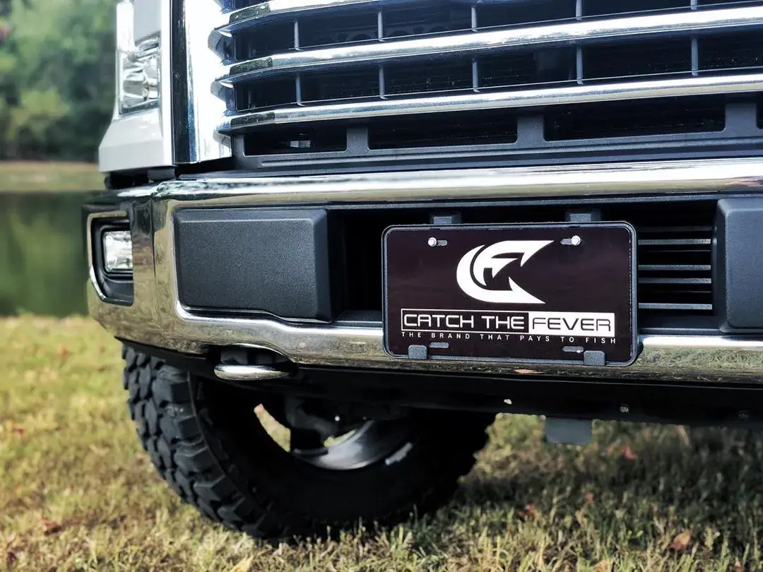 Catch The Fever License Plate - Catch The Fever Outdoors