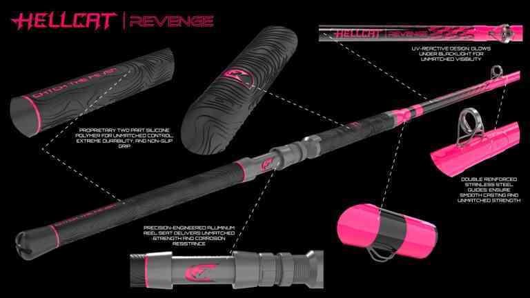 Pink Hellcat Revenge Rod Series - Catch The Fever Outdoors